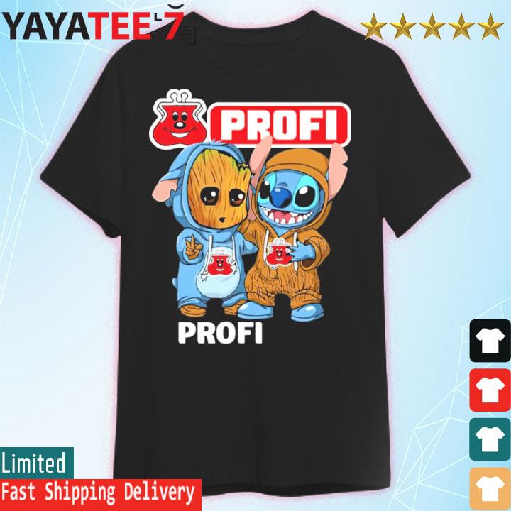 Baby Groot and Stitch Profi shirt, hoodie, sweater, long sleeve and ...