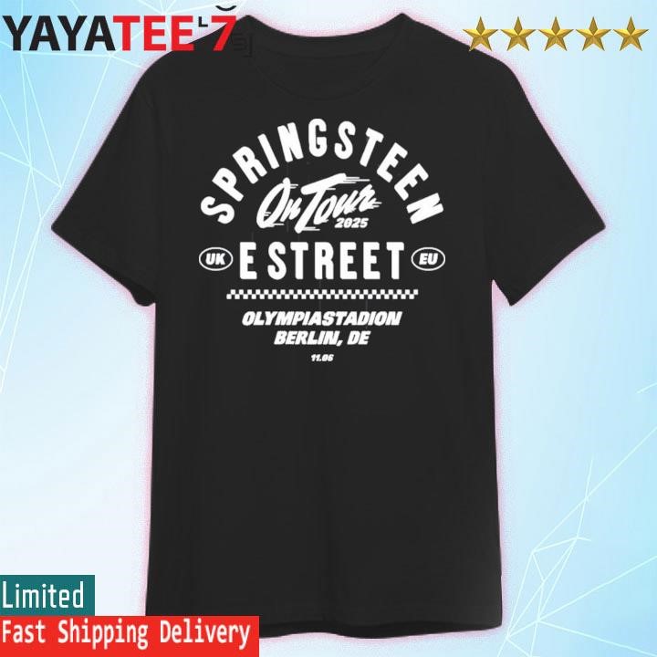 Official Bruce Springsteen June 11 2025 World Tour Berlin, DEU Shirt ...